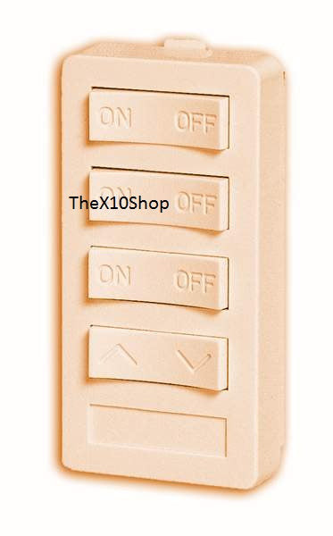 X10 PRO XP4D-I Ivory Keypad 3 Units ON OFF with DIM BRIGHT – TheX10Shop